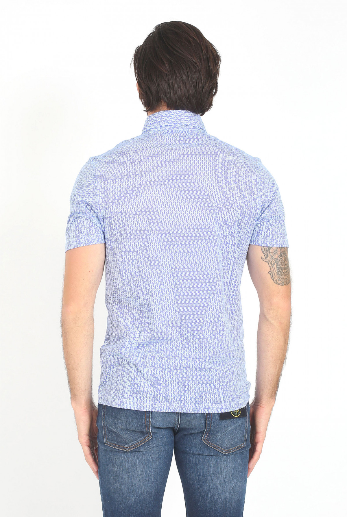 POLO LES GARÇONS FACILES BLEU ALFONSO-BLUE