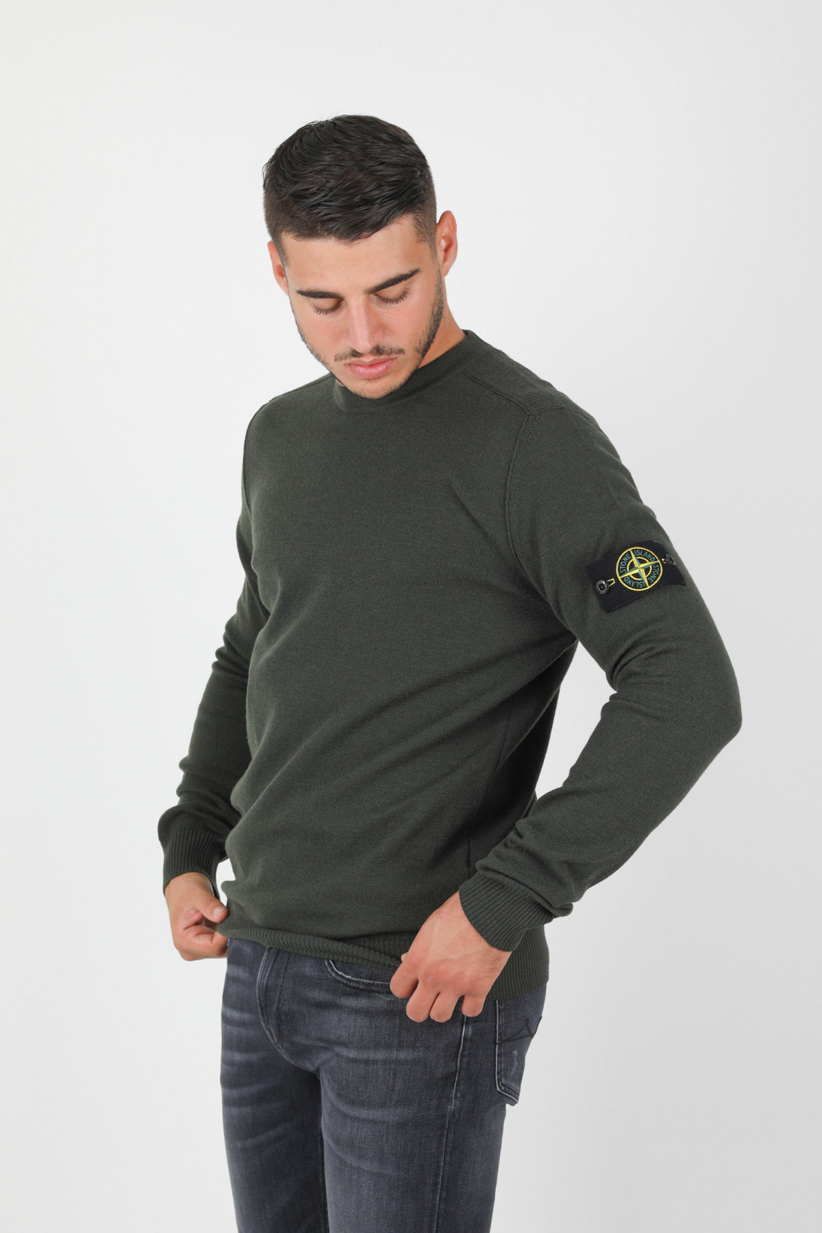 PULL STONE ISLAND KAKI 7315591A1-V0059