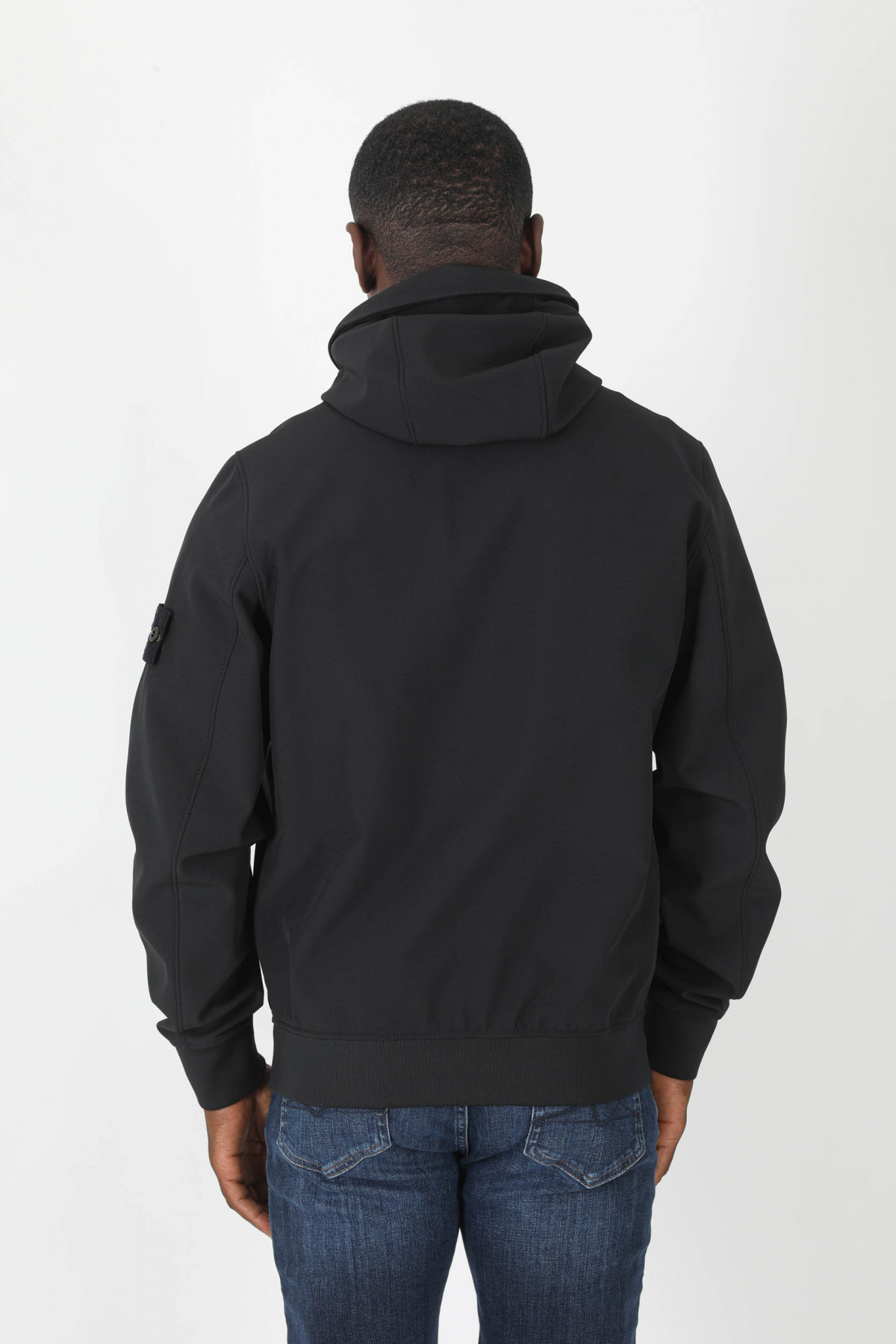 SOFT SHELL-R STONE ISLAND NOIR 7715Q0122-V0029