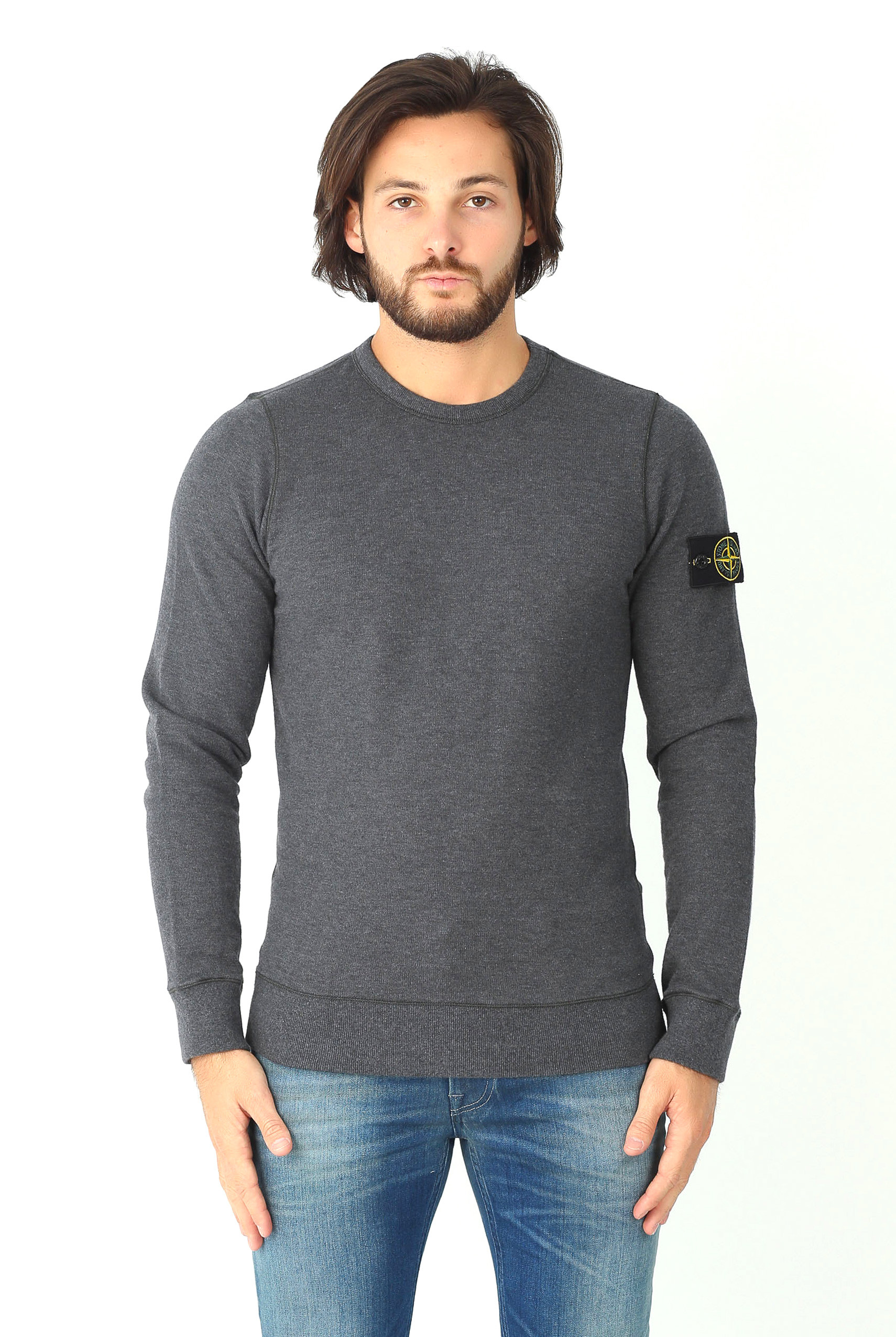PULL STONE ISLAND ANTHRACITE 681565655-V1067