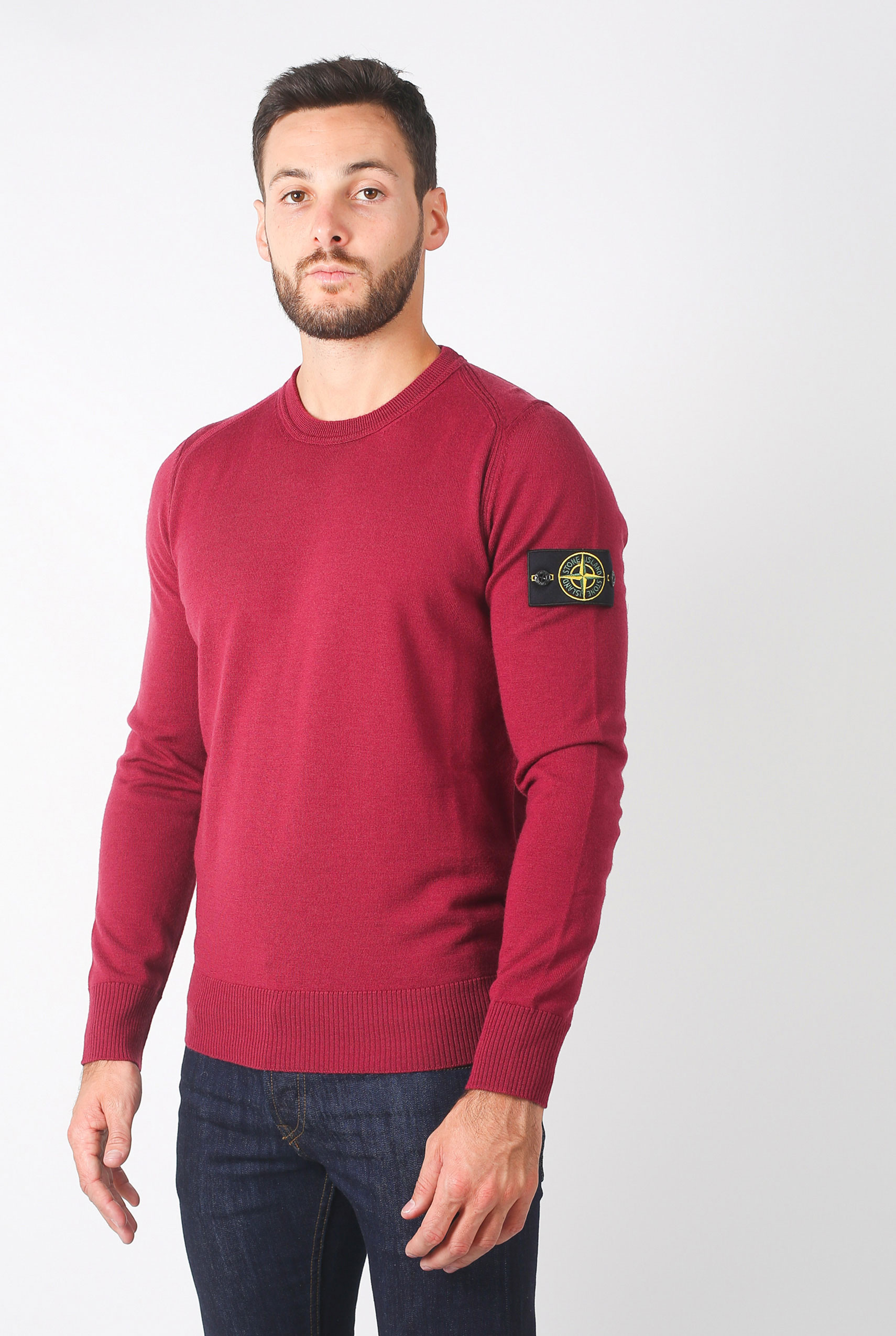 PULL STONE ISLAND GRENAT 6915524C4-V0014